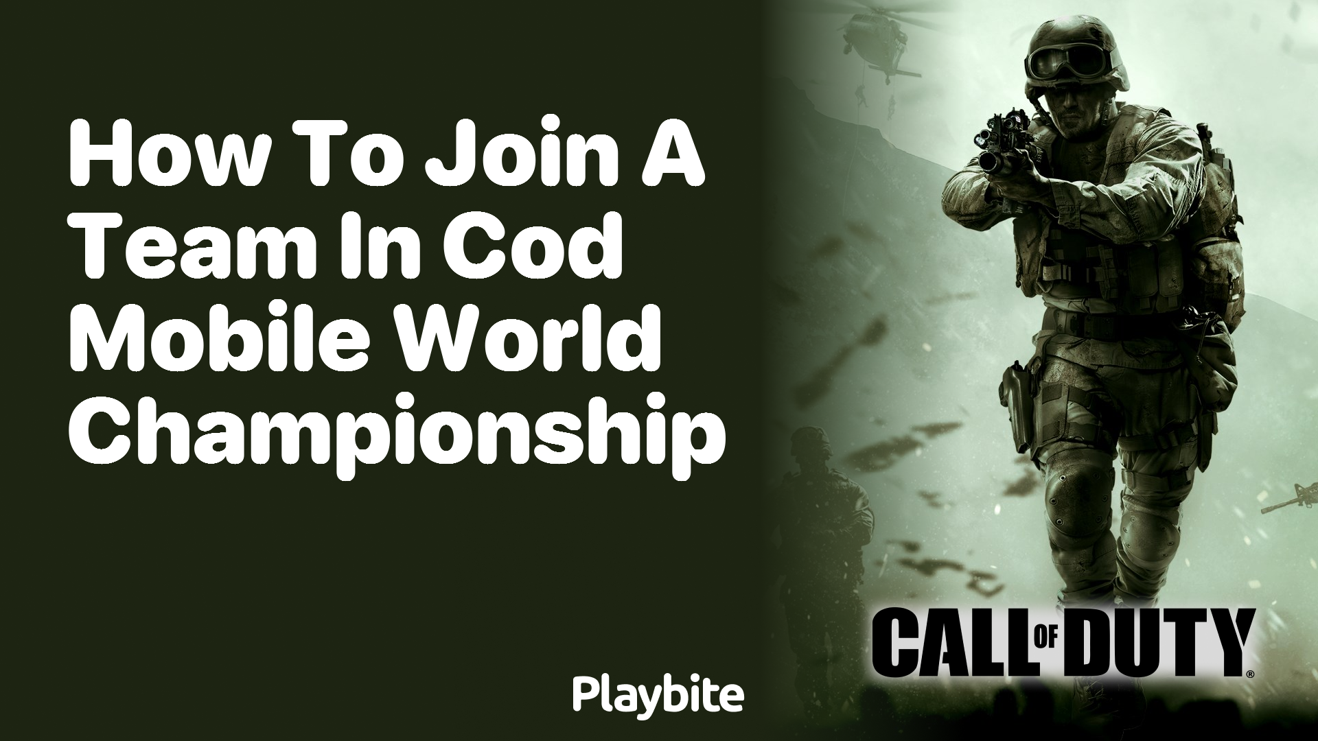 How to Join a Team in COD Mobile World Championship - Playbite