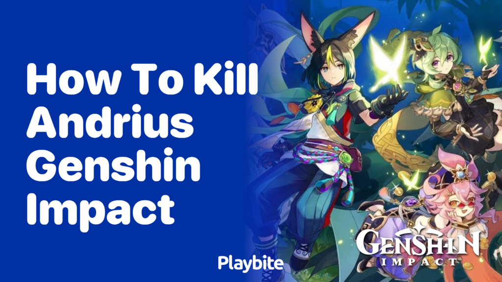 How to Kill Andrius in Genshin Impact - Playbite