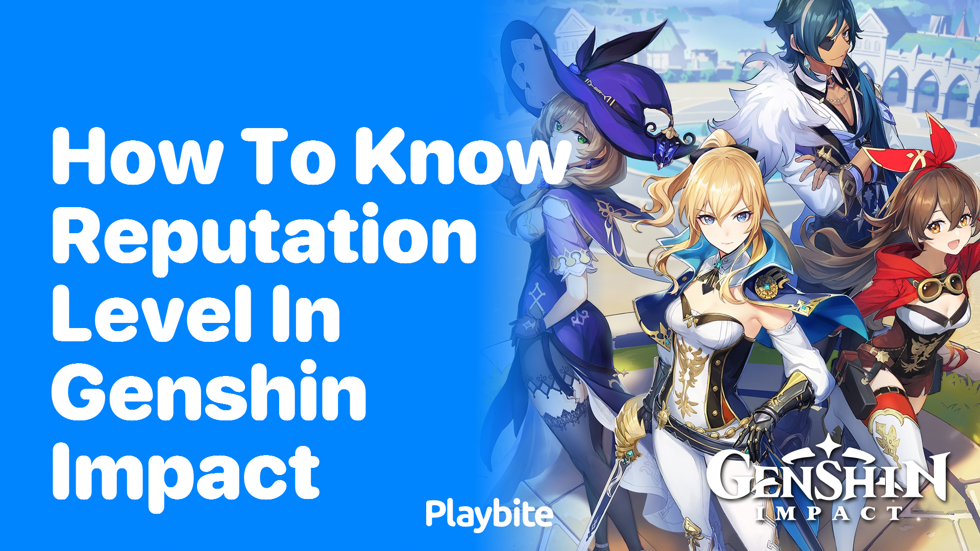 How to Find Out Your Reputation Level in Genshin Impact - Playbite