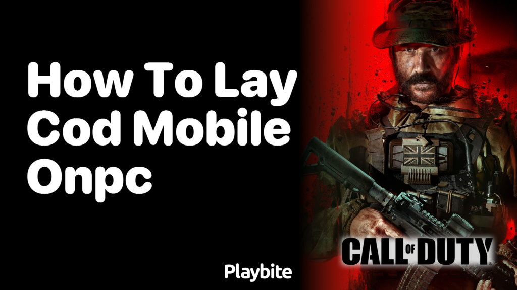 How to Play COD Mobile on a PC: A Gamer's Guide - Playbite