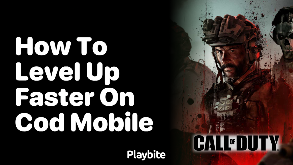 How to Level Up Faster in COD Mobile - Playbite
