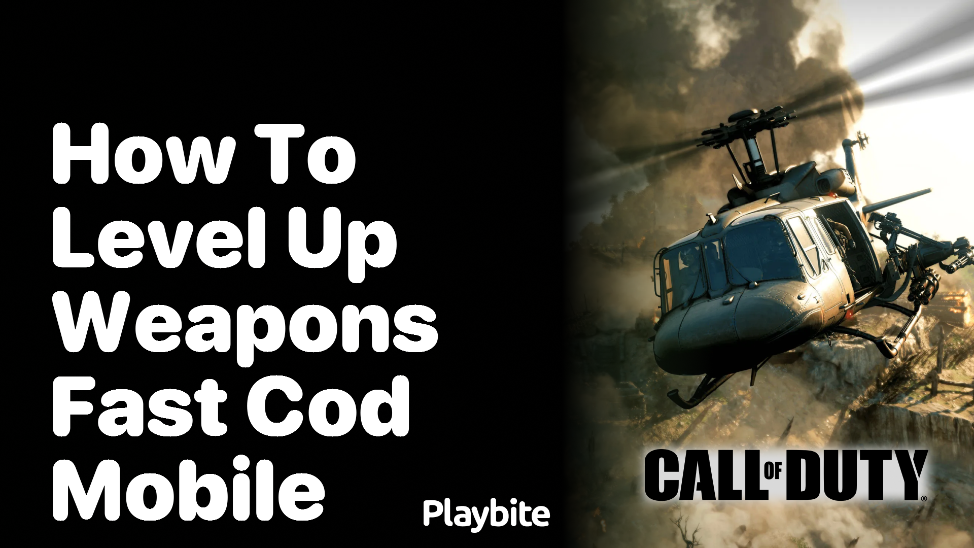 How to Level Up Weapons Fast in COD Mobile - Playbite