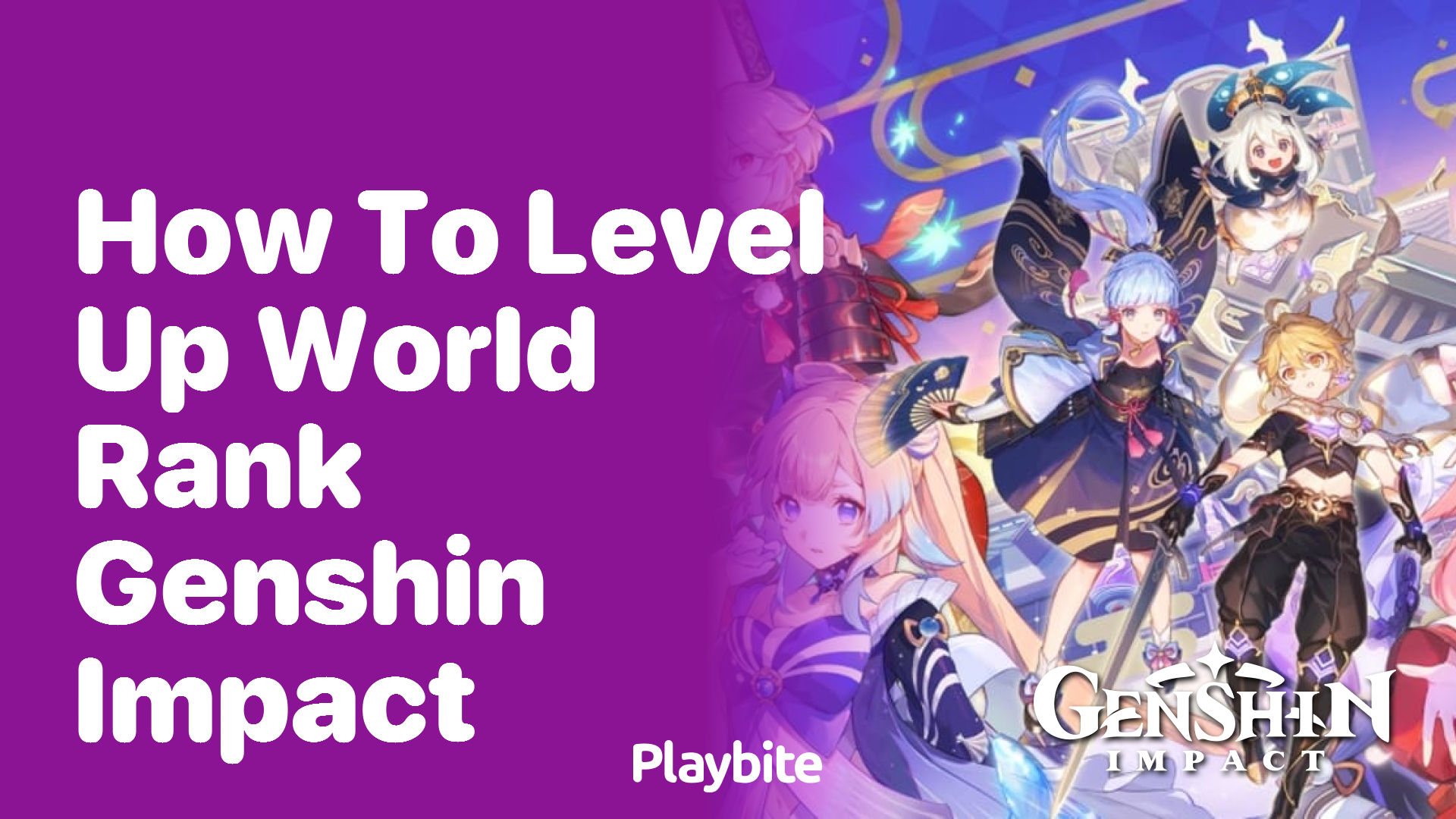 How to Level Up Your World Rank in Genshin Impact - Playbite