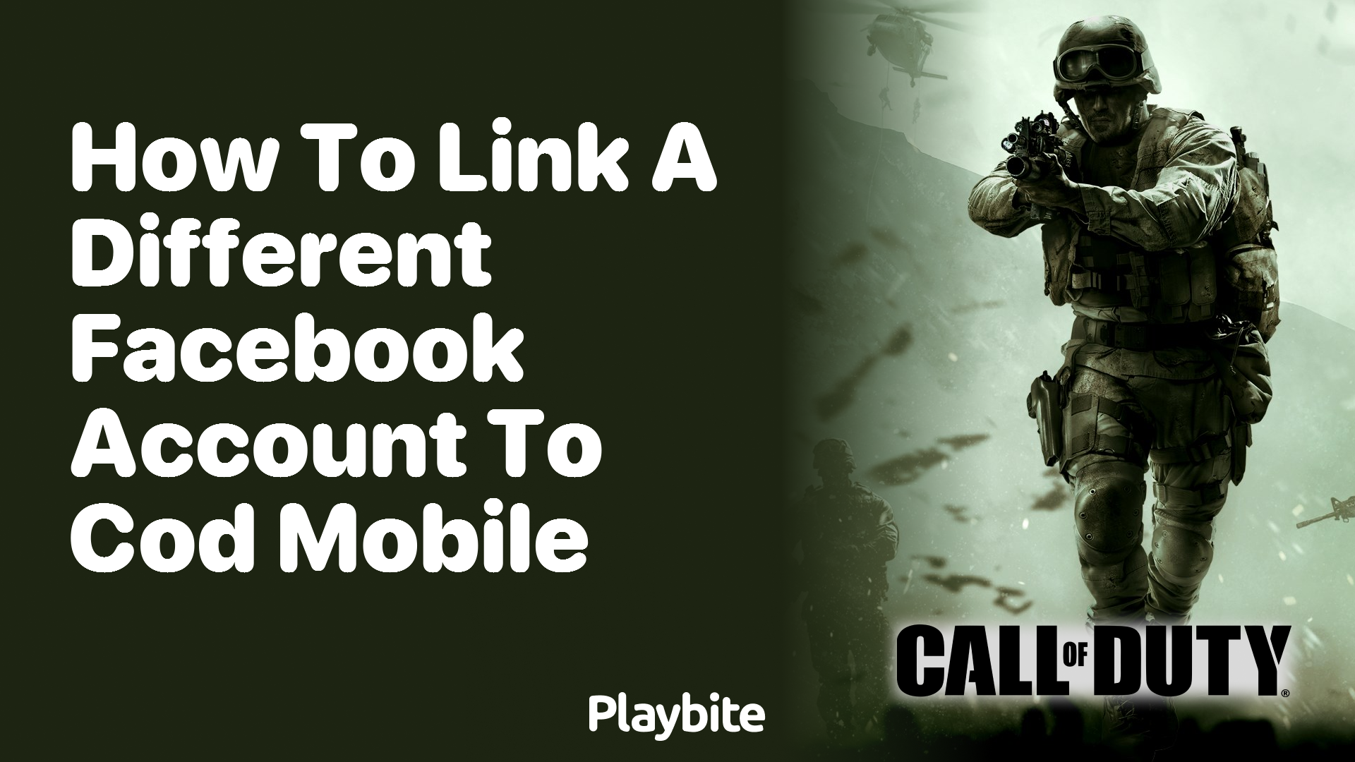 How to Link a Different Facebook Account to COD Mobile - Playbite
