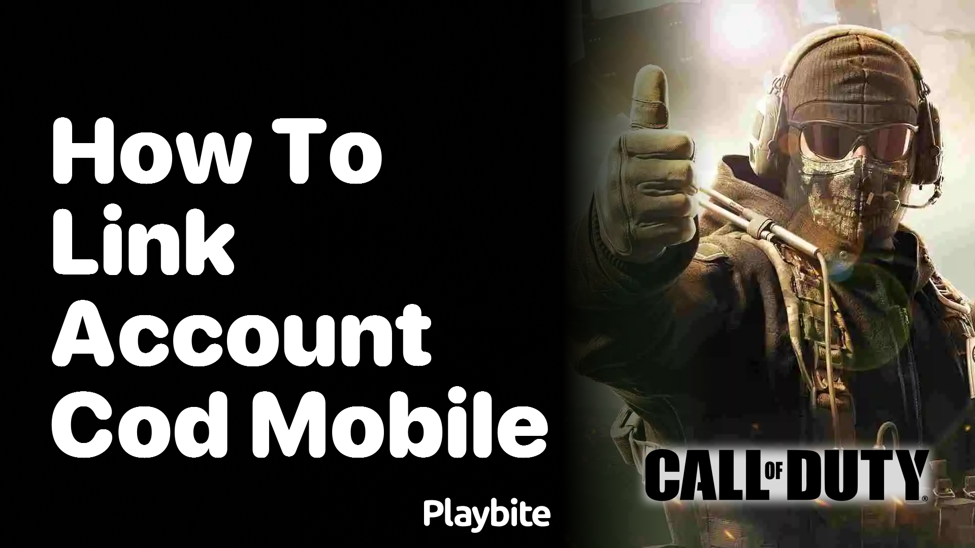 How to Link Your Account in Call of Duty Mobile - Playbite