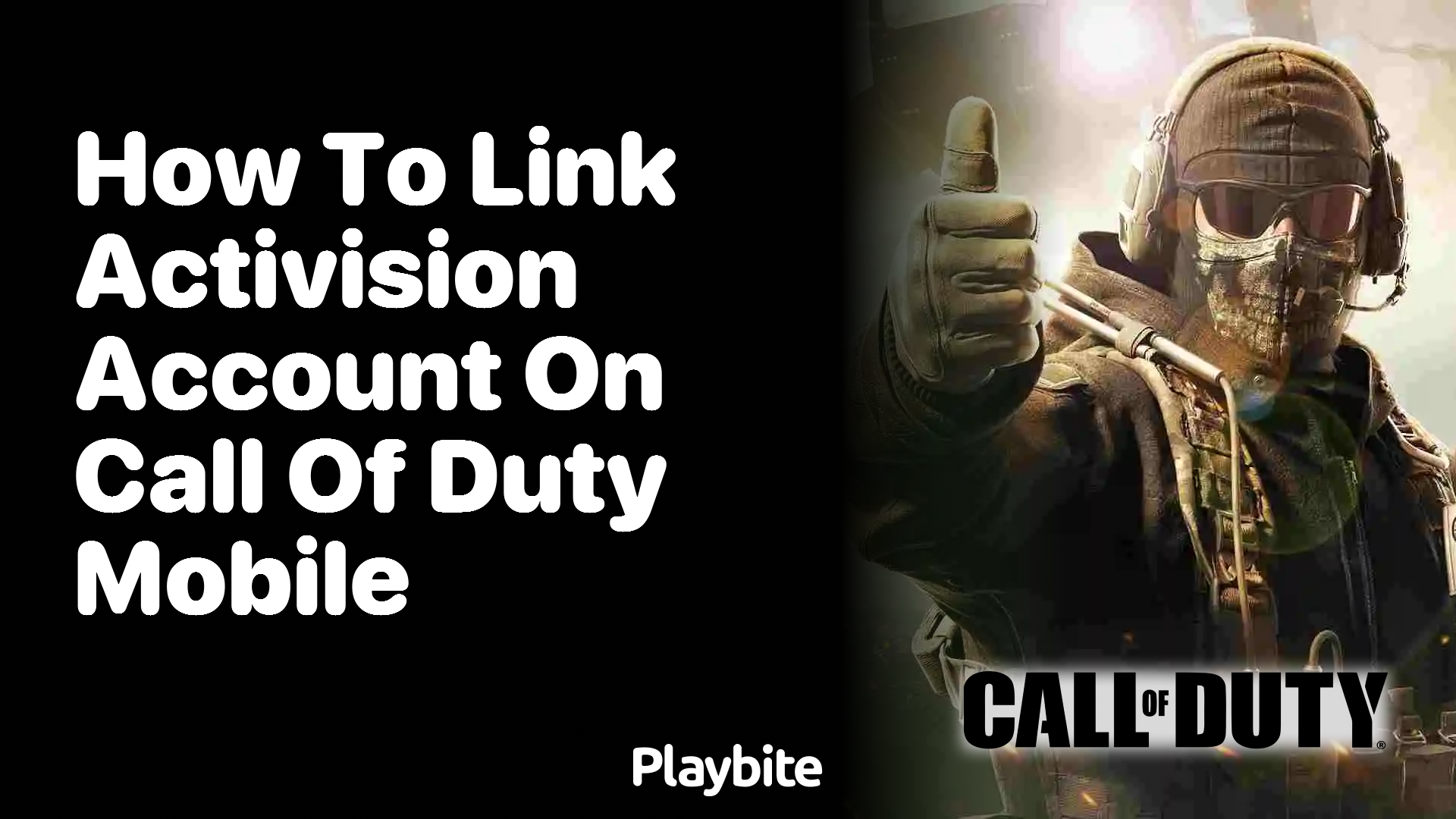 How to Link Your Activision Account on Call of Duty Mobile - Playbite