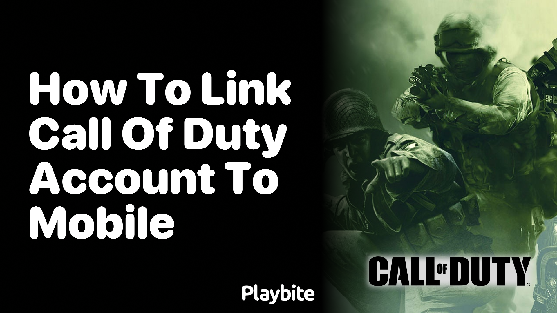 How to Link Your Call of Duty Account to Mobile - Playbite