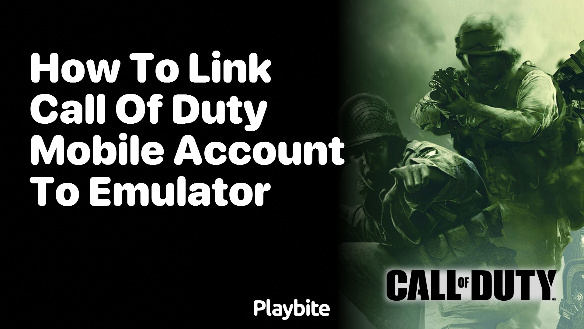 How to Link Your Call of Duty Mobile Account to an Emulator - Playbite