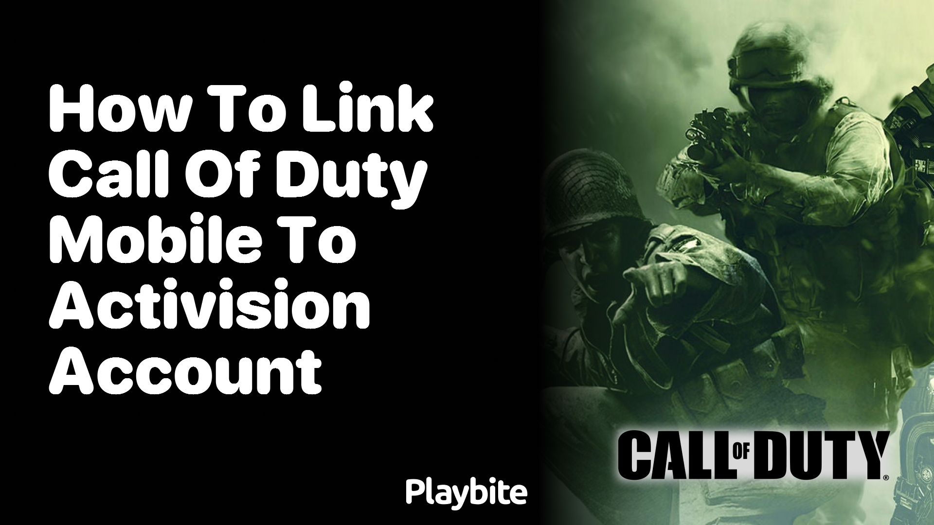 How to Link Call of Duty Mobile to Your Activision Account - Playbite