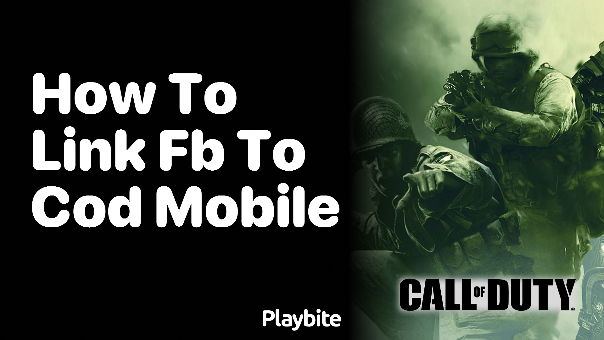 How to Link Facebook to Call of Duty Mobile - Playbite
