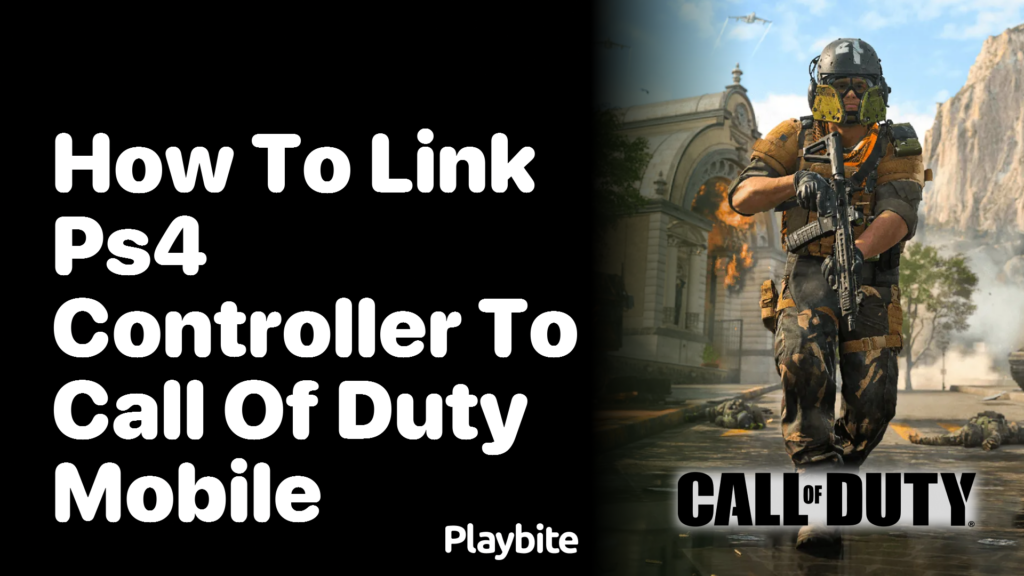 How to Link a PS4 Controller to Call of Duty Mobile - Playbite