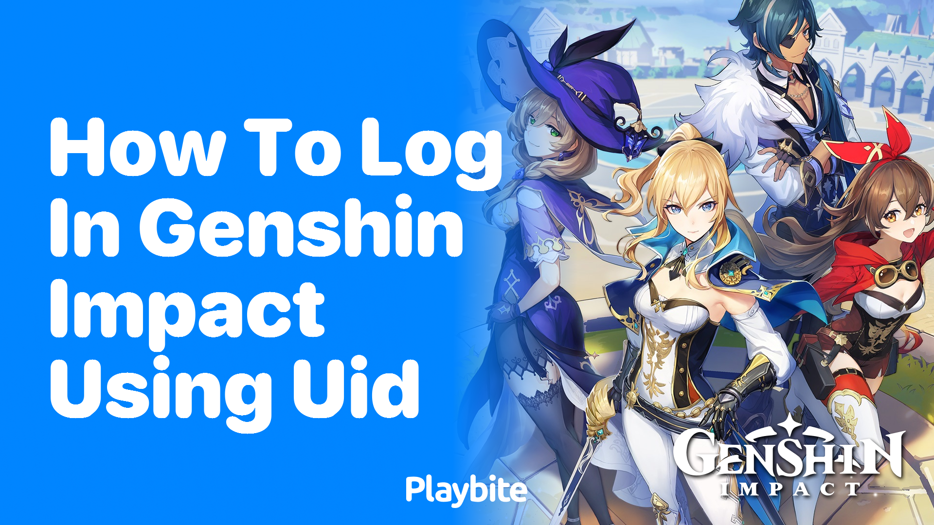 How to Log In to Genshin Impact Using UID - Playbite