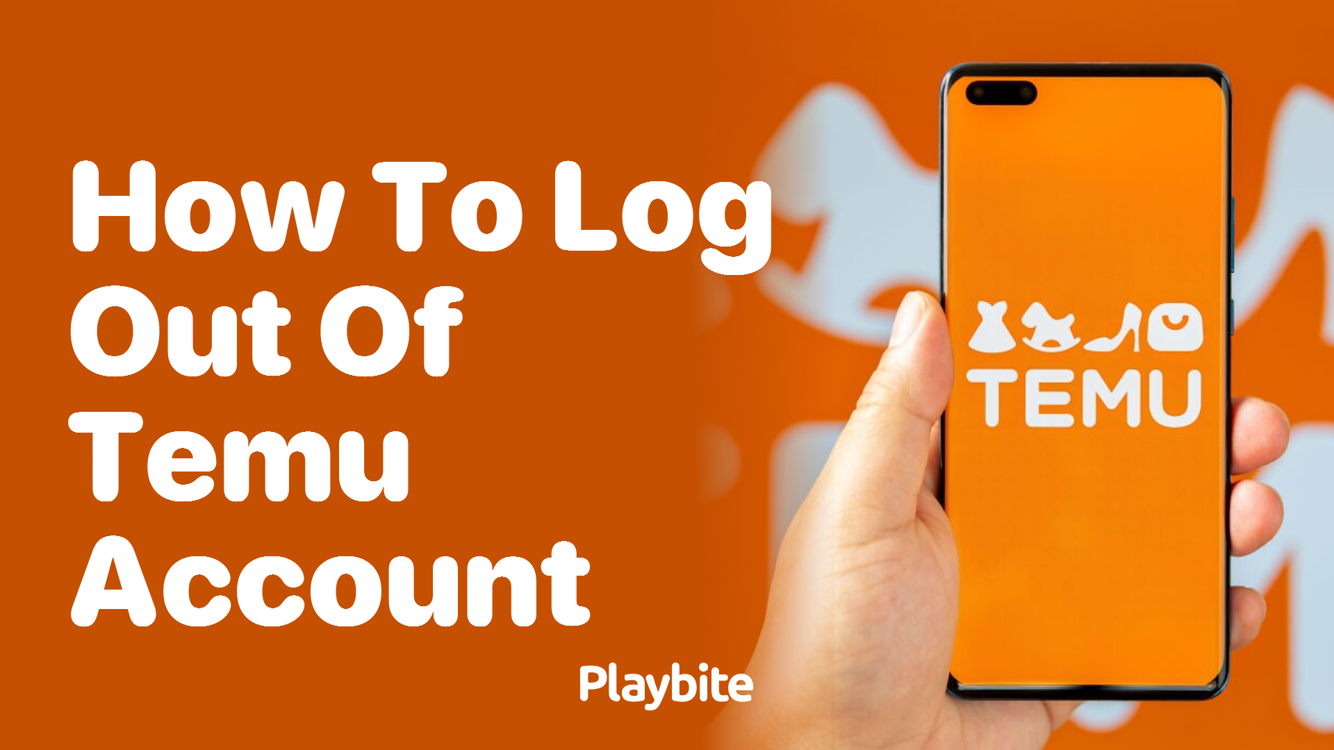 How to log out of your Temu account - Playbite