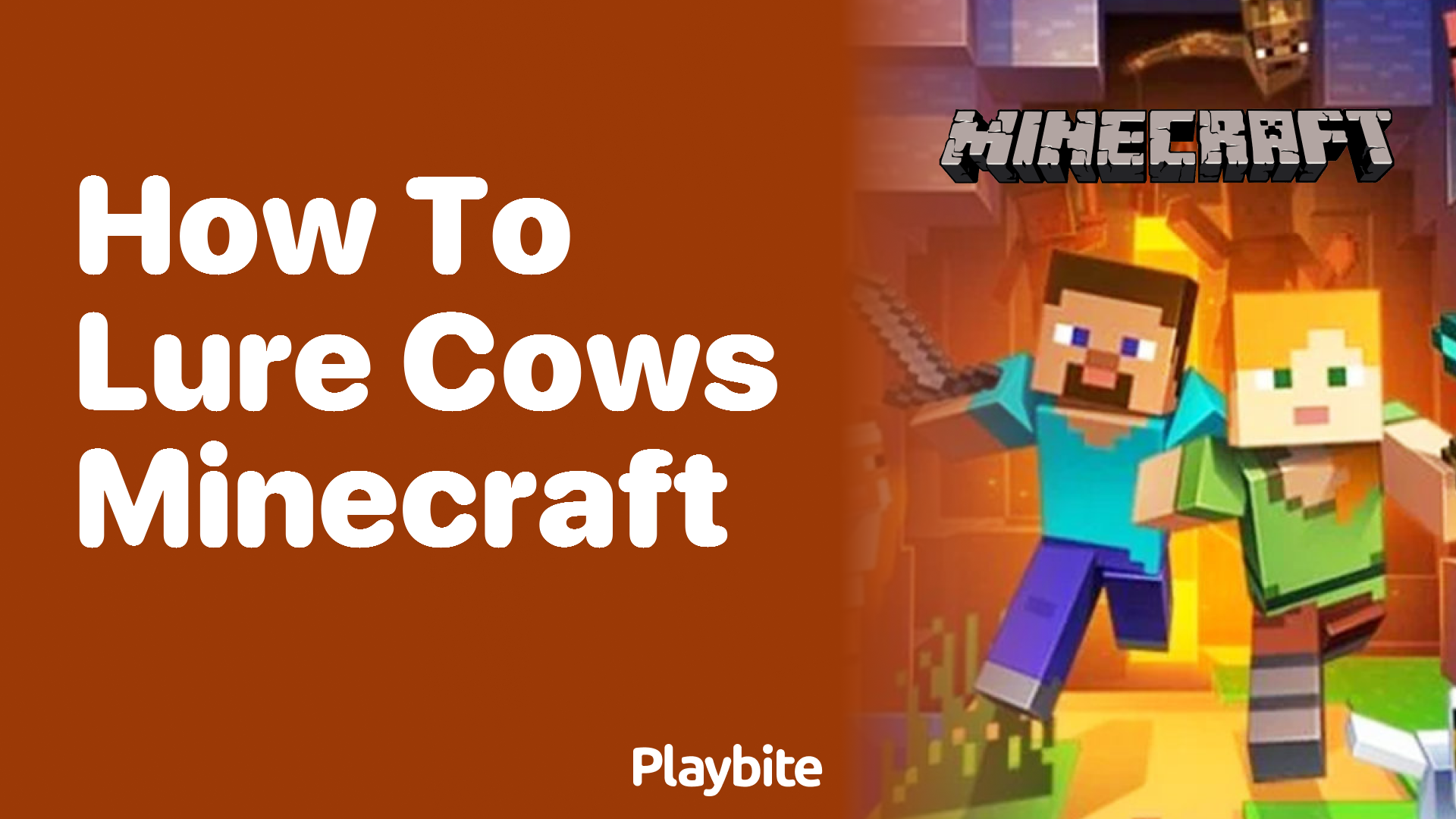 How to Lure Cows in Minecraft - Playbite
