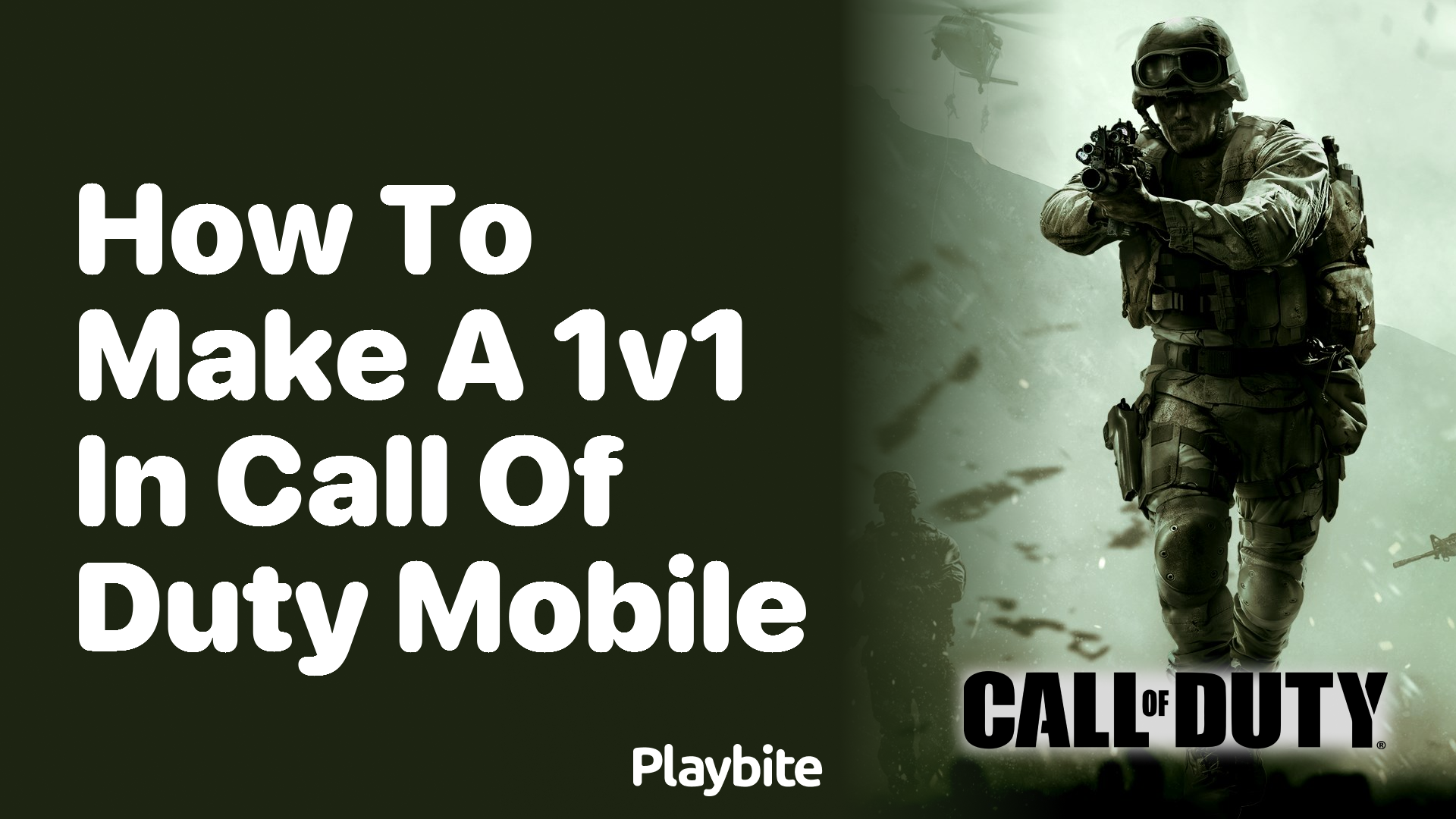 How to Make a 1v1 in Call of Duty Mobile - Playbite