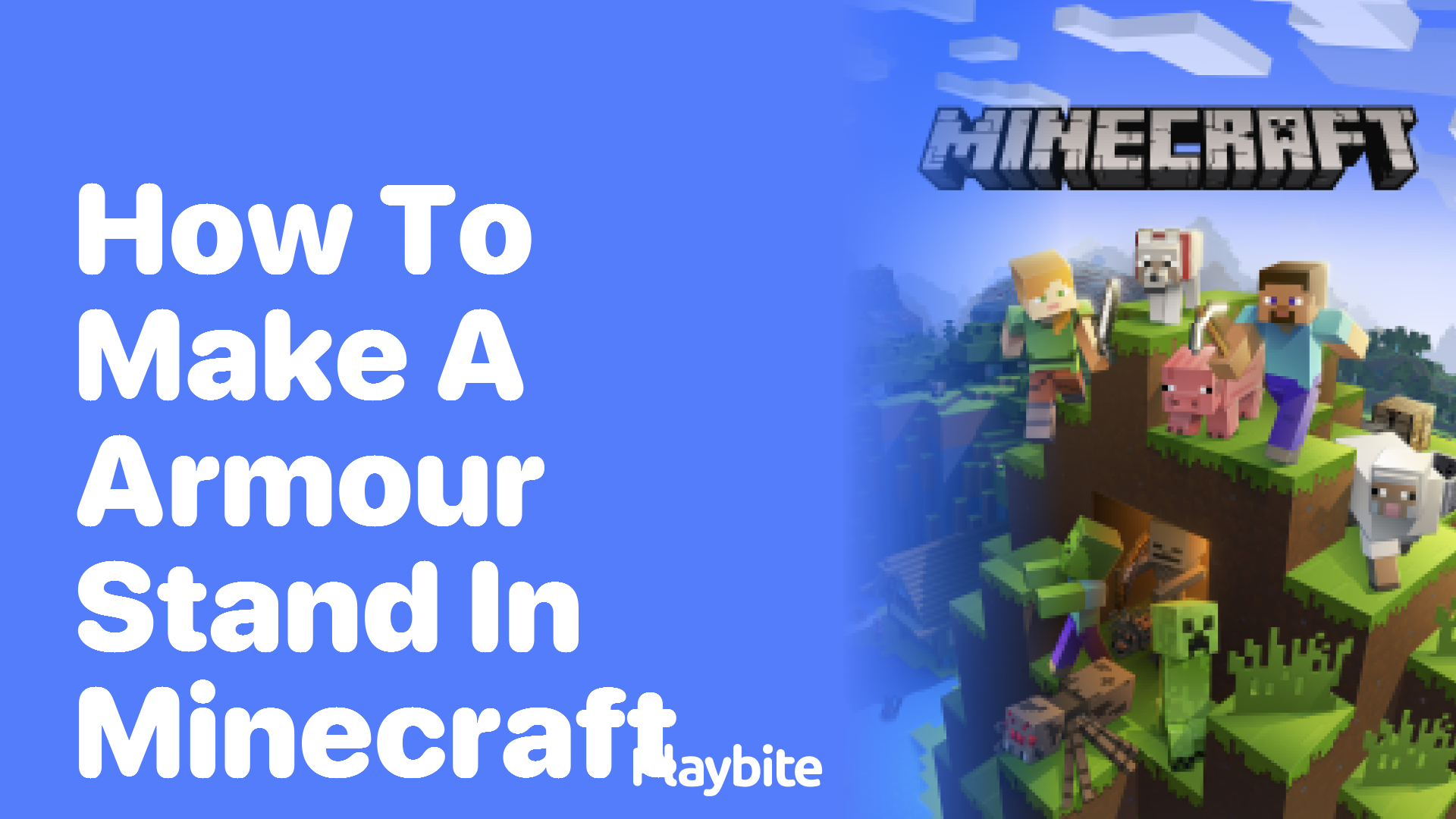 How to Make an Armor Stand in Minecraft - Playbite
