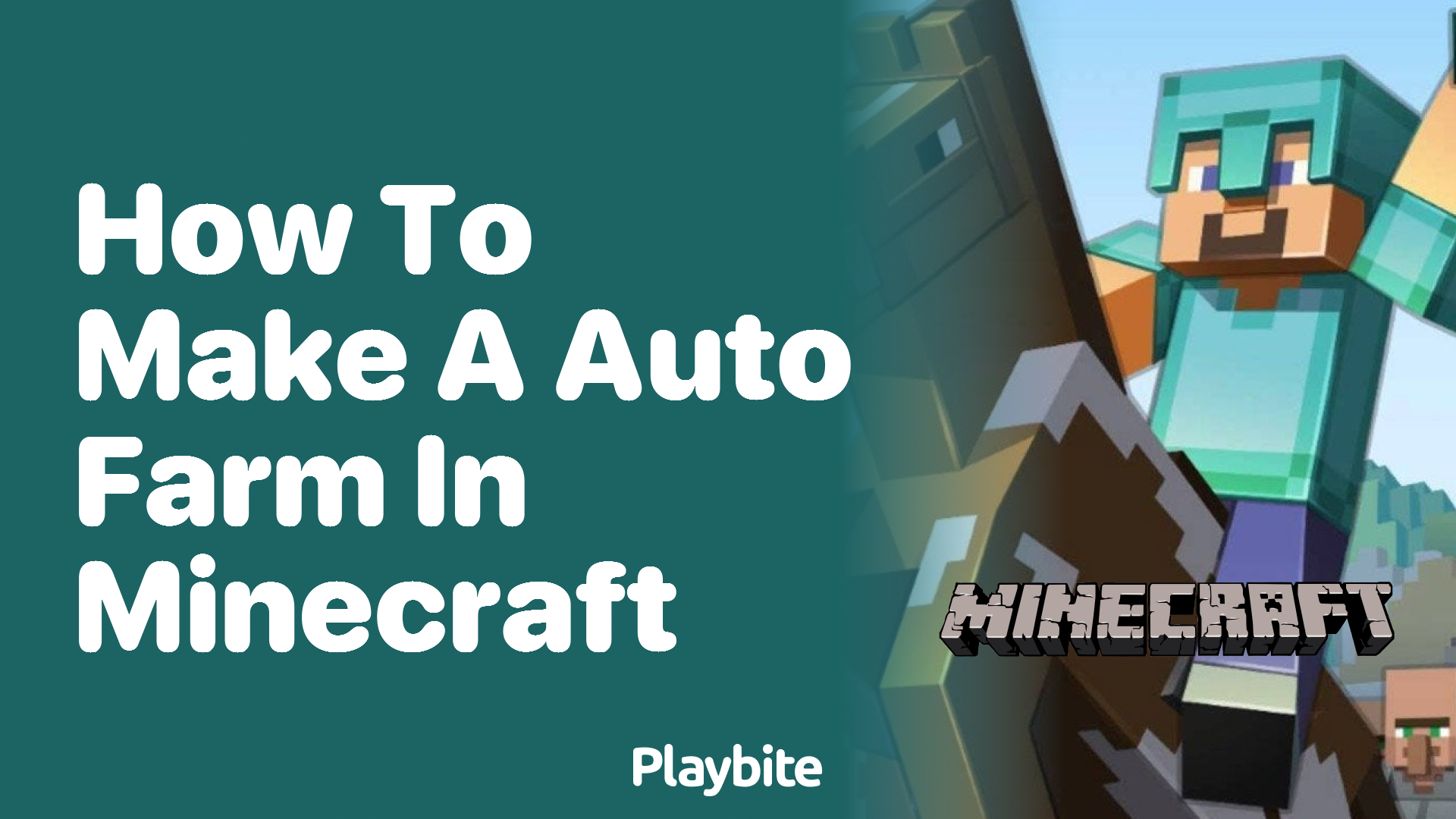 How to Make an Auto Farm in Minecraft - Playbite