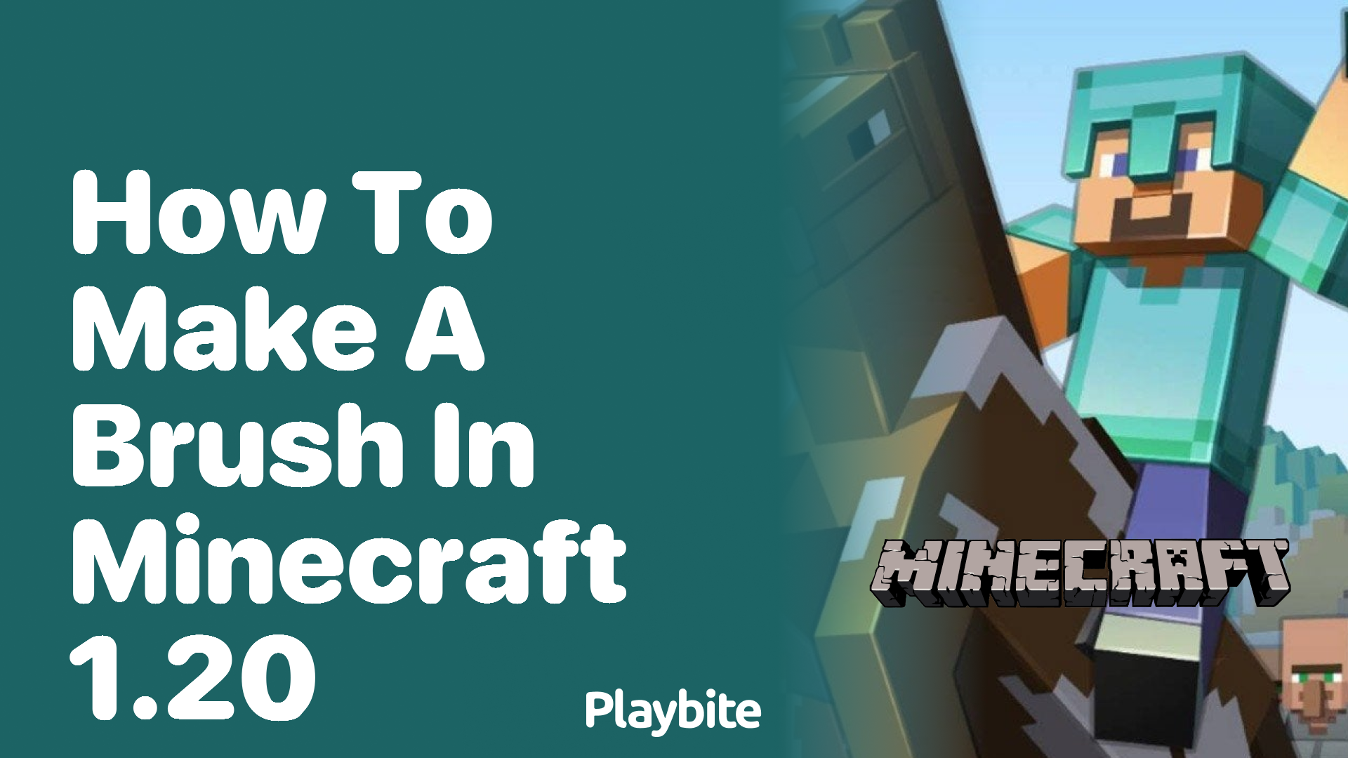 How to Make a Brush in Minecraft 1.20 - Playbite