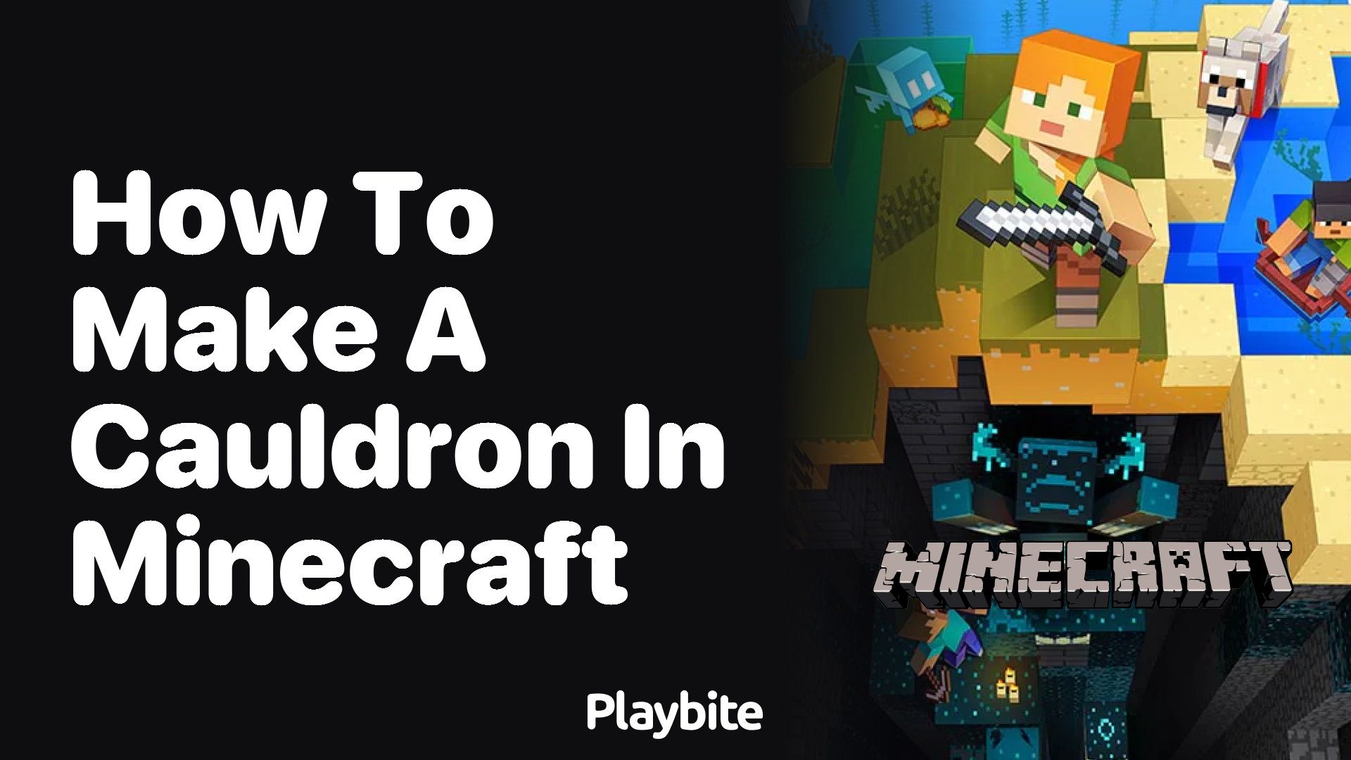 How to Make a Cauldron in Minecraft - Playbite