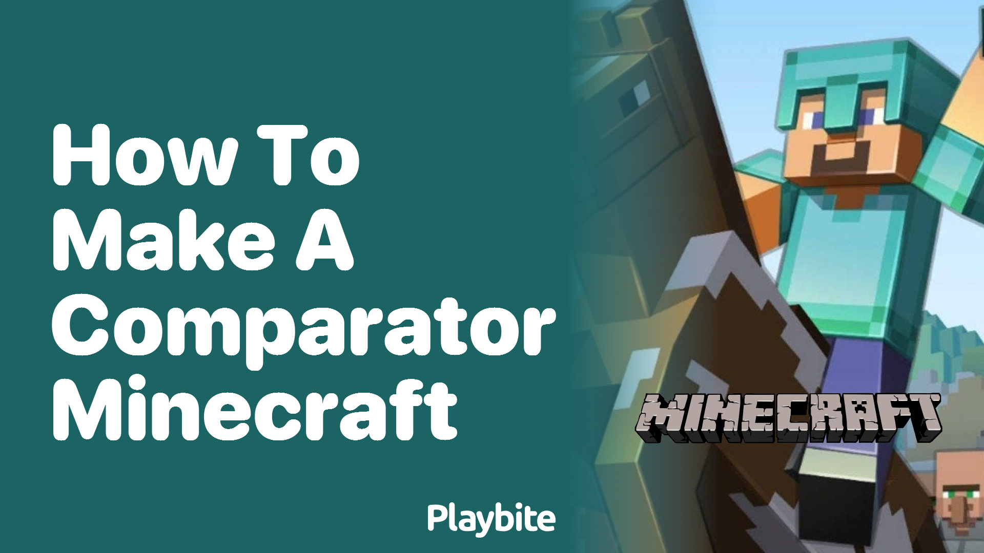 How to Make a Comparator in Minecraft - Playbite