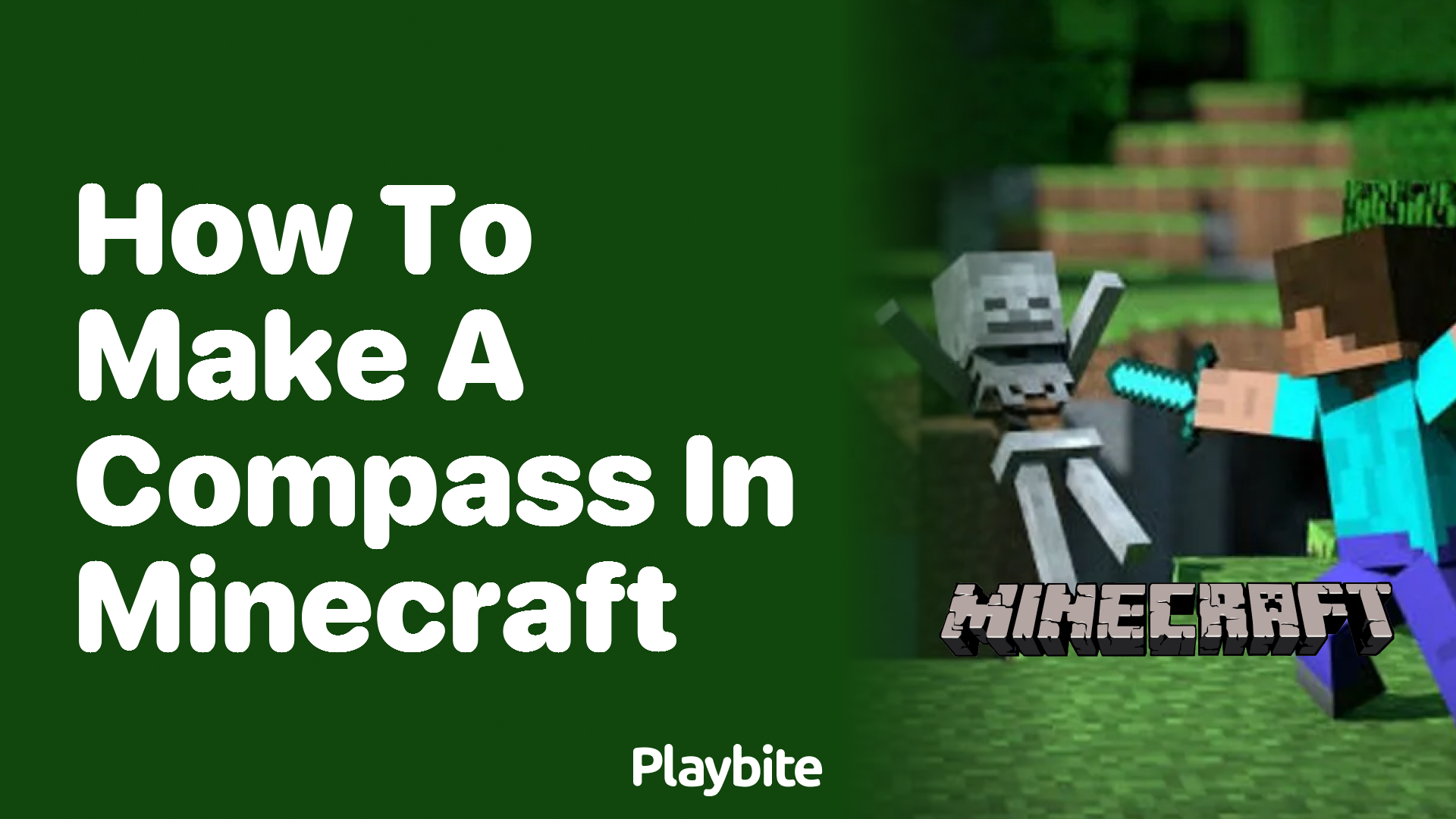 How to Make a Compass in Minecraft - Playbite