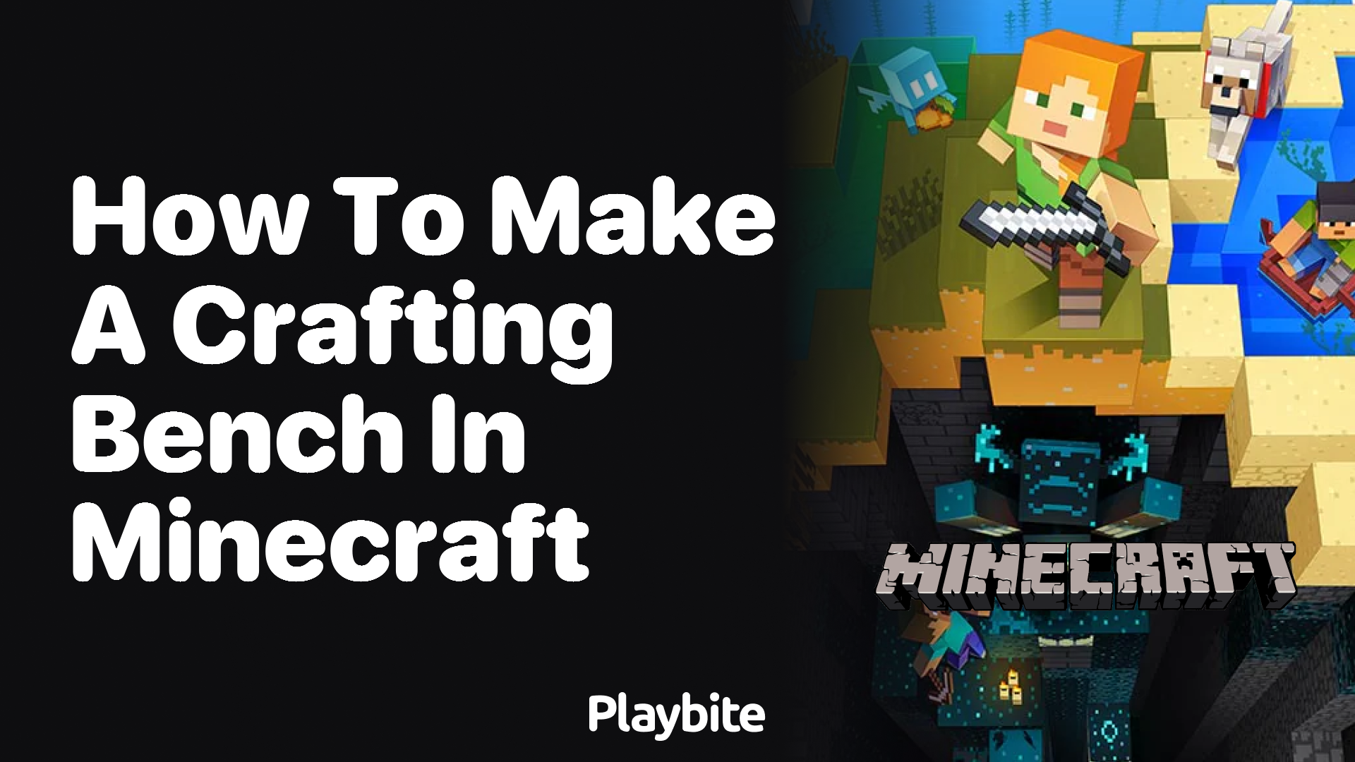 How to Make a Crafting Bench in Minecraft - Playbite