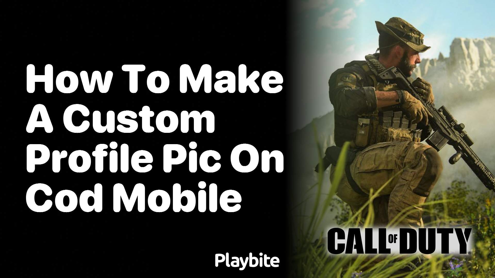 How to Make a Custom Profile Pic on COD Mobile - Playbite