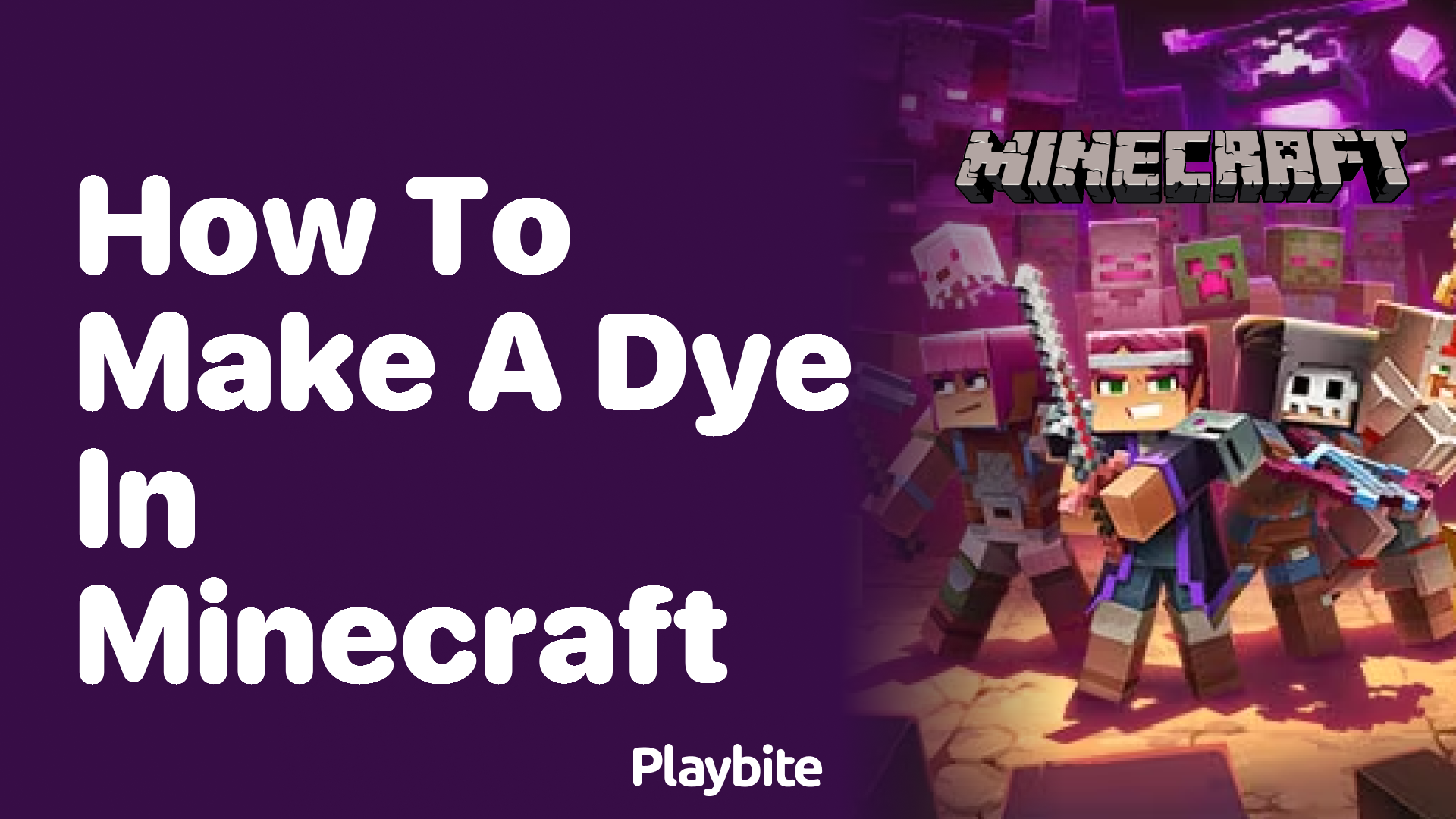 How to Make a Dye in Minecraft: A Fun Guide - Playbite