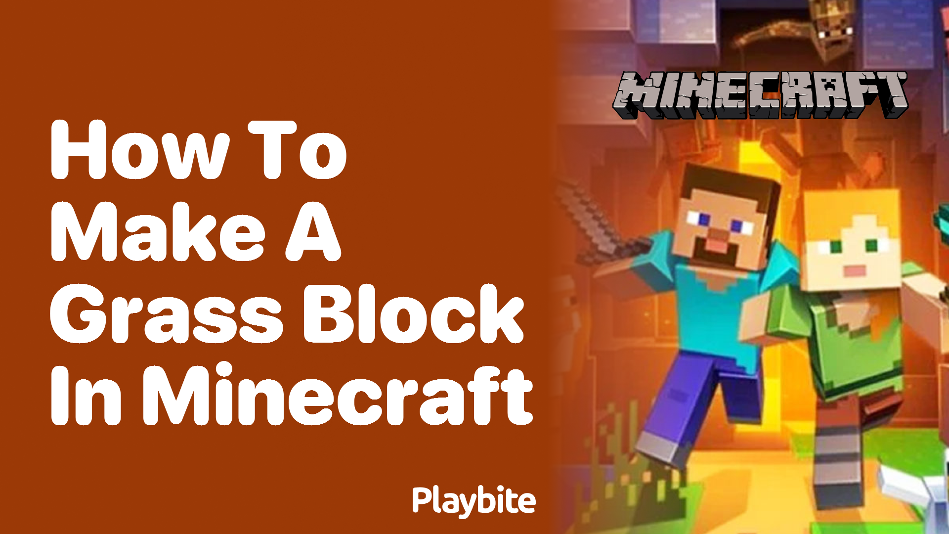How to Make a Grass Block in Minecraft - Playbite