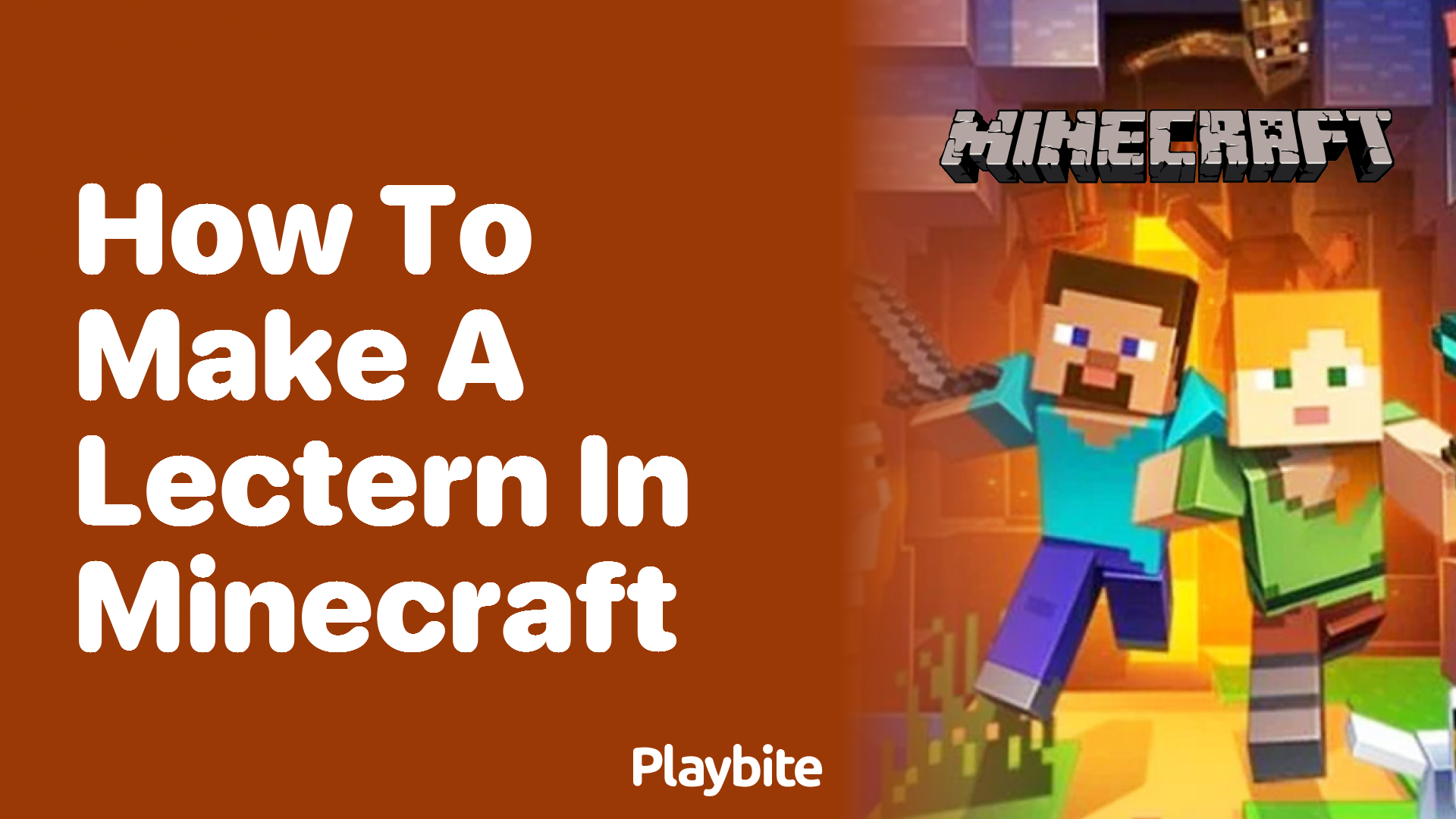 How to Make a Lectern in Minecraft - Playbite