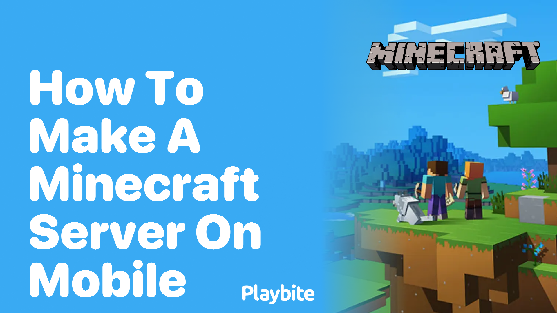 How to Make a Minecraft Server on Mobile - Playbite