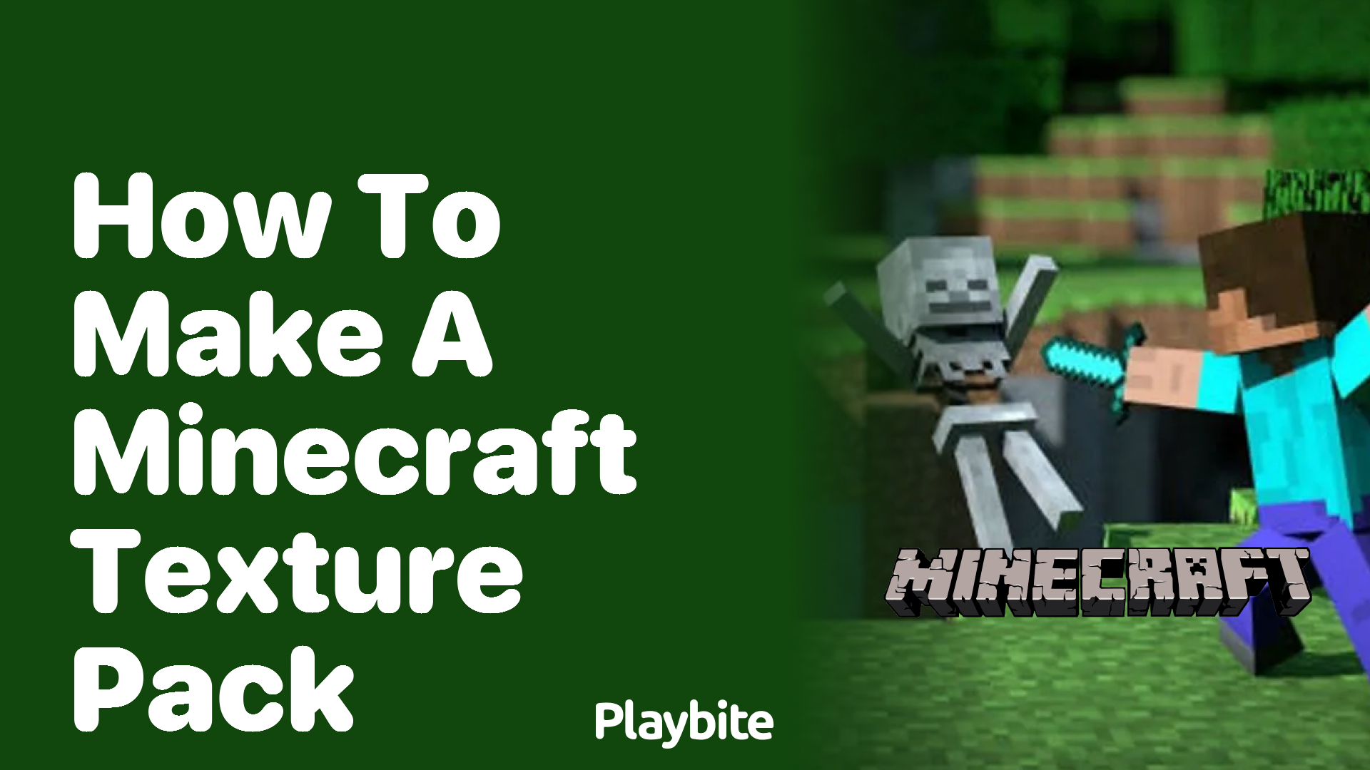 How to Make a Minecraft Texture Pack: A Simple Guide - Playbite