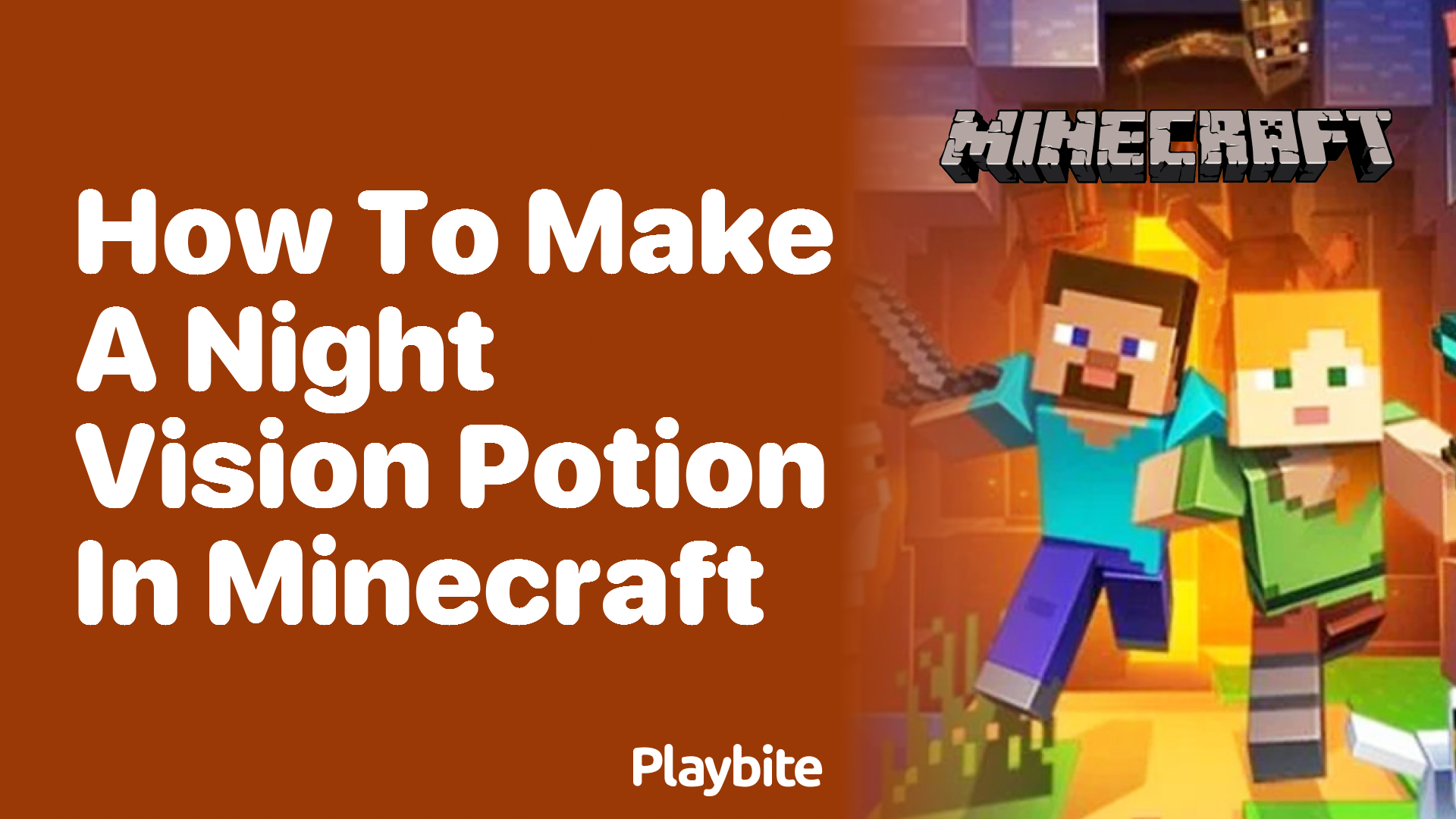 How to Make a Night Vision Potion in Minecraft - Playbite