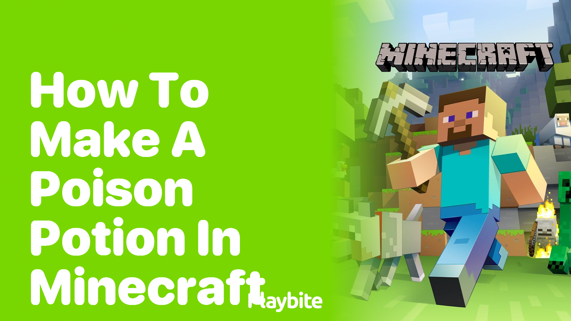 How to Make a Poison Potion in Minecraft - Playbite
