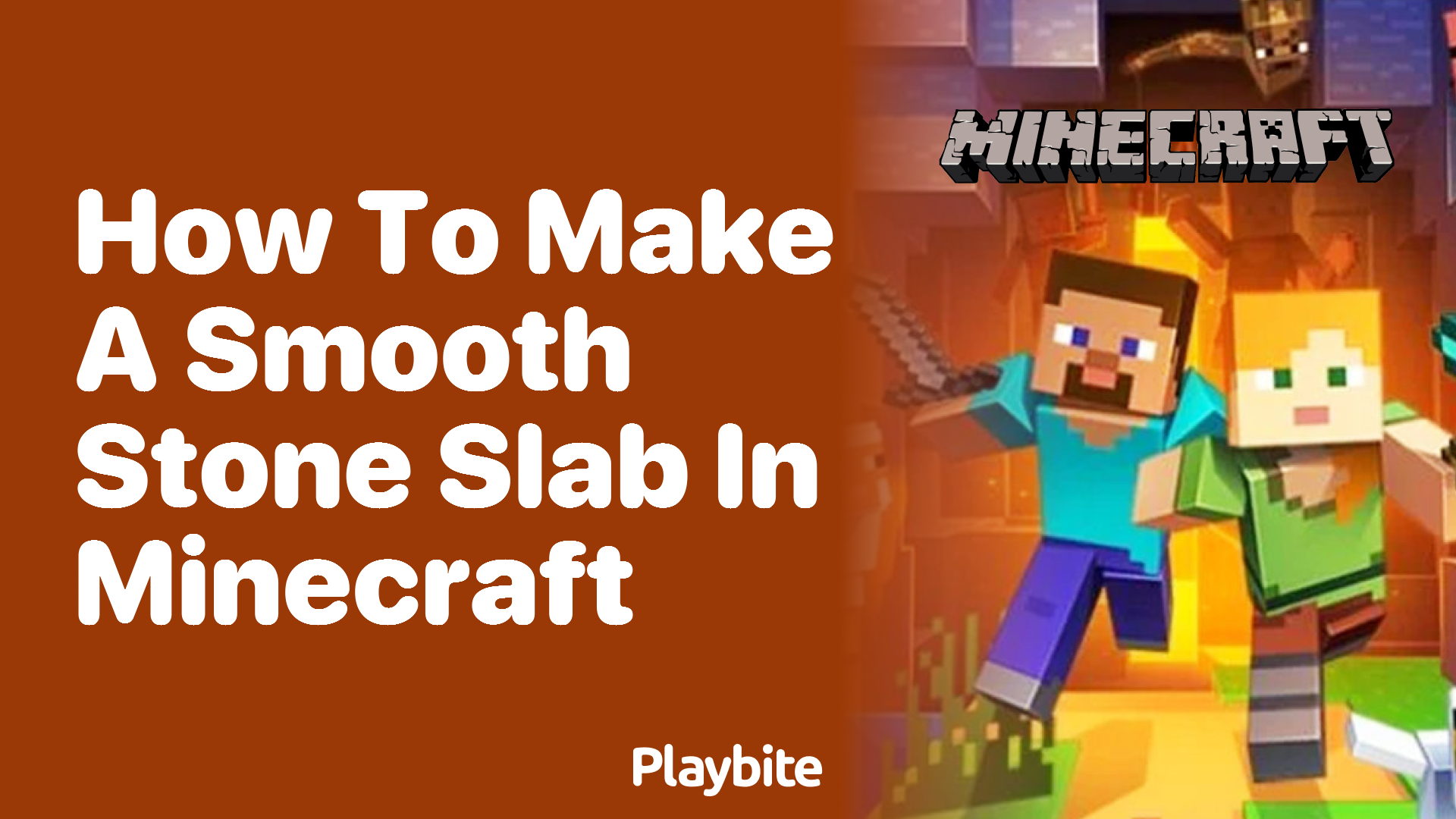 How to Make a Smooth Stone Slab in Minecraft - Playbite