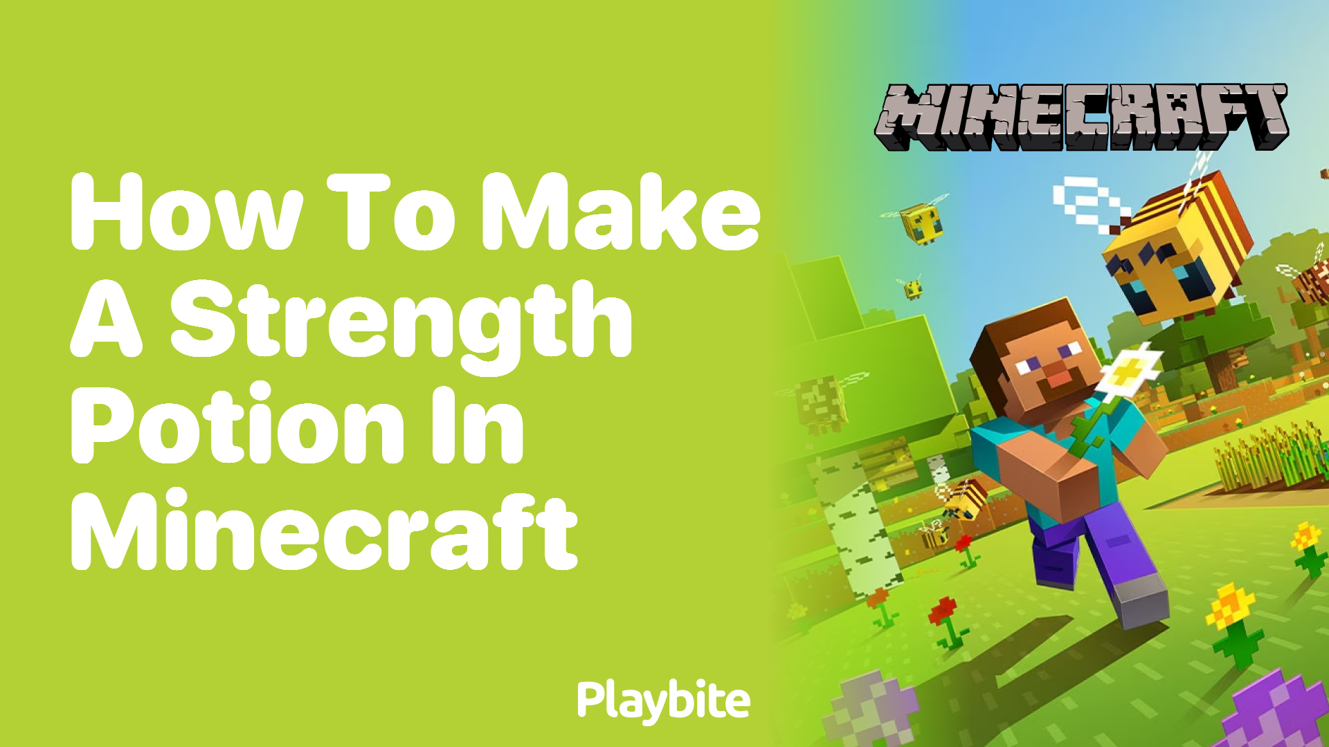 How to Make a Strength Potion in Minecraft - Playbite