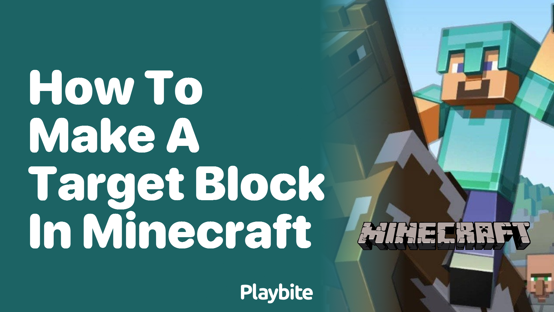 How to Make a Target Block in Minecraft - Playbite