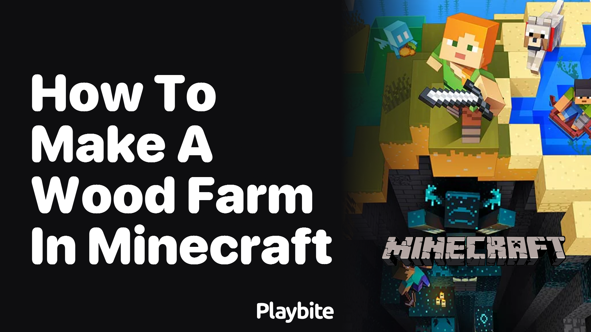 How to Make a Wood Farm in Minecraft - Playbite