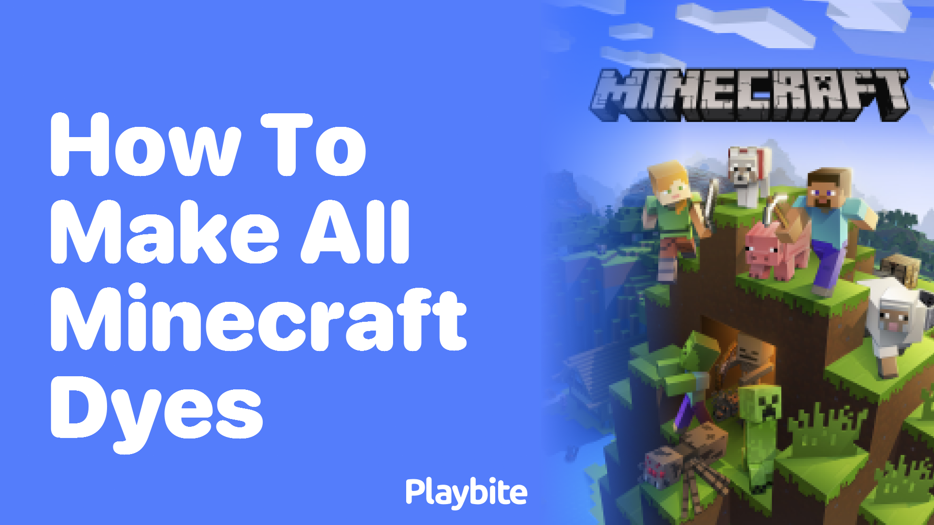 How to Make All Minecraft Dyes: A Colorful Guide - Playbite
