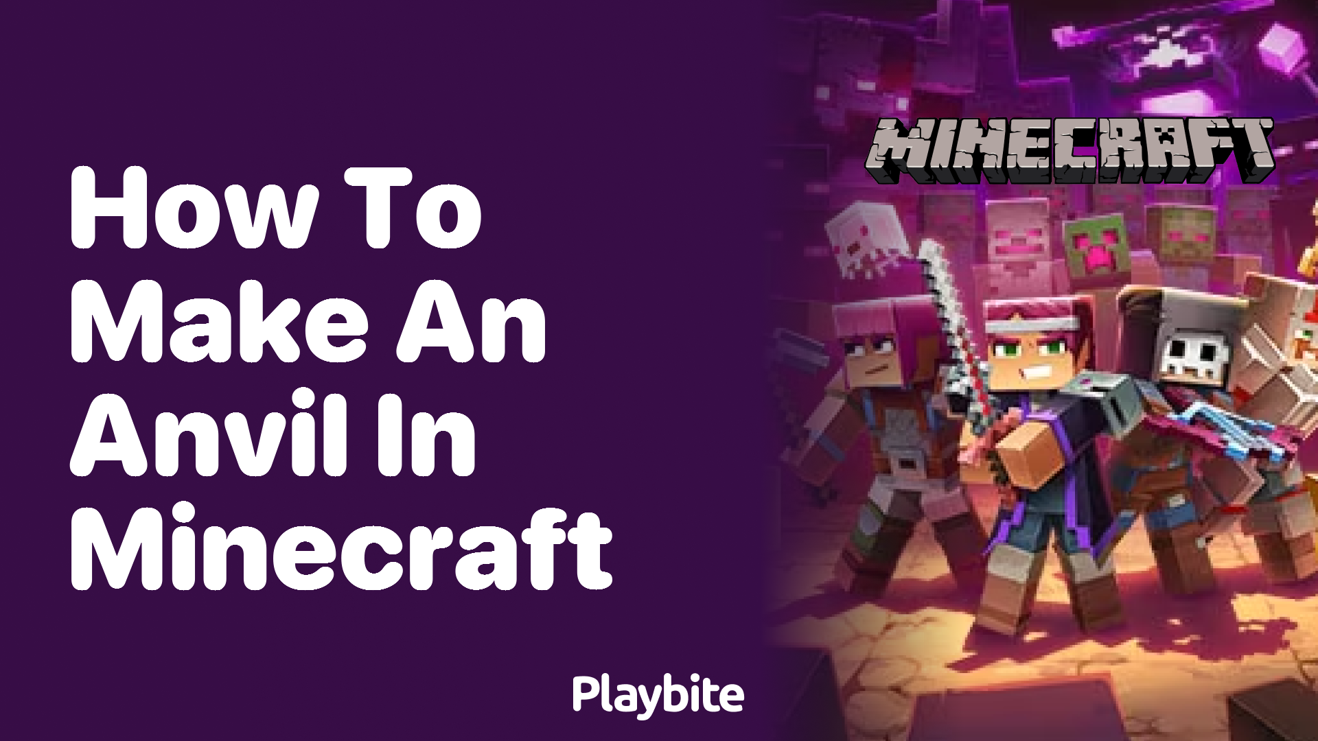 How to Make an Anvil in Minecraft: A Simple Guide - Playbite