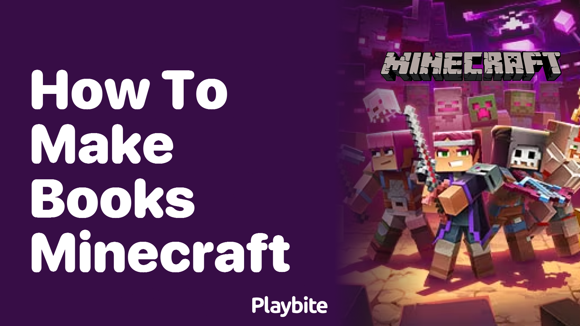How to Make Books in Minecraft - Playbite