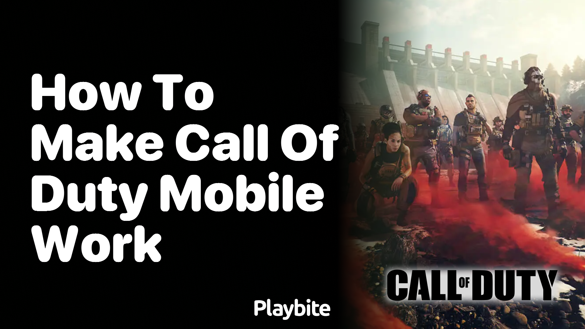 How to Make Call of Duty Mobile Work Smoothly on Your Device - Playbite