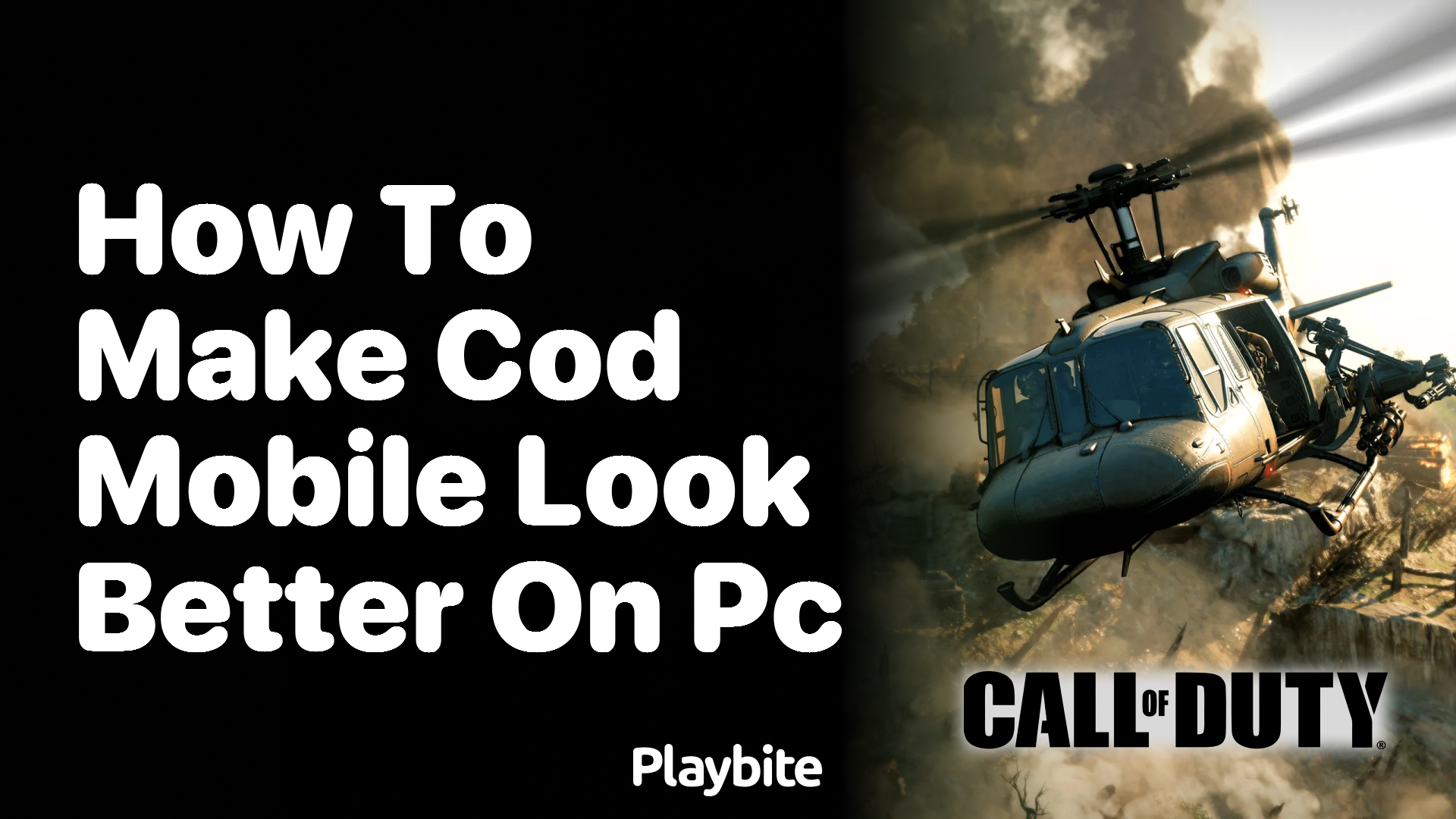 How to Enhance COD Mobile Graphics on PC - Playbite