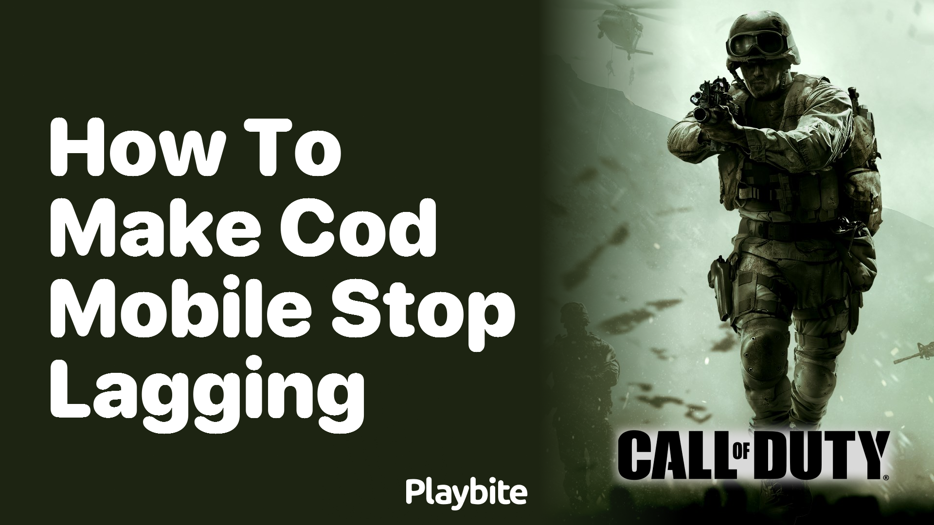 How to Make COD Mobile Stop Lagging - Playbite