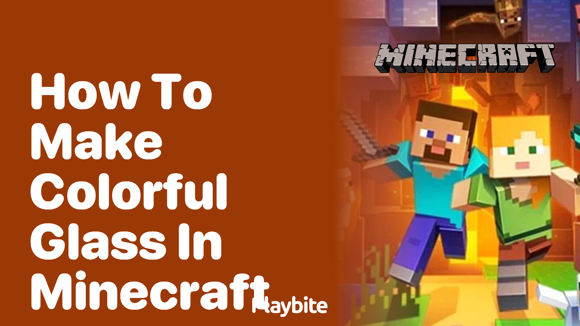 How to Make Colorful Glass in Minecraft - Playbite