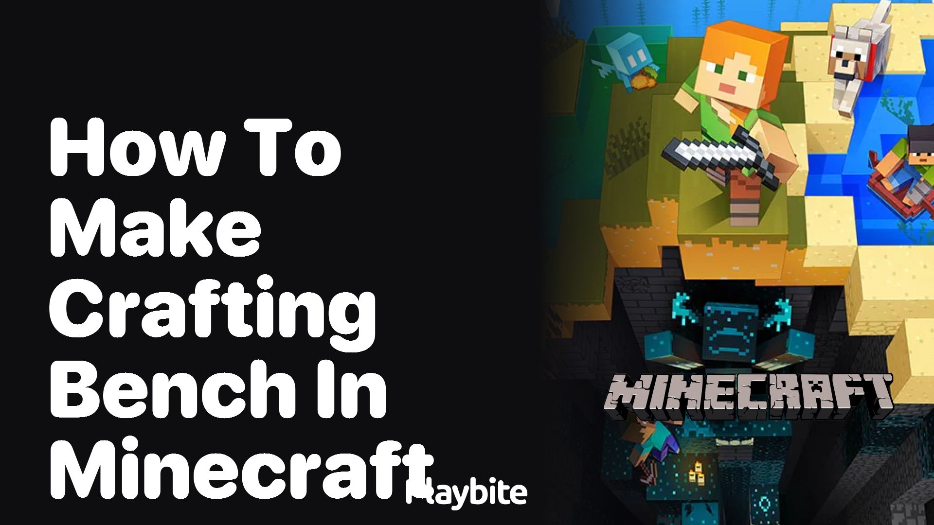 How to Make a Crafting Bench in Minecraft - Playbite