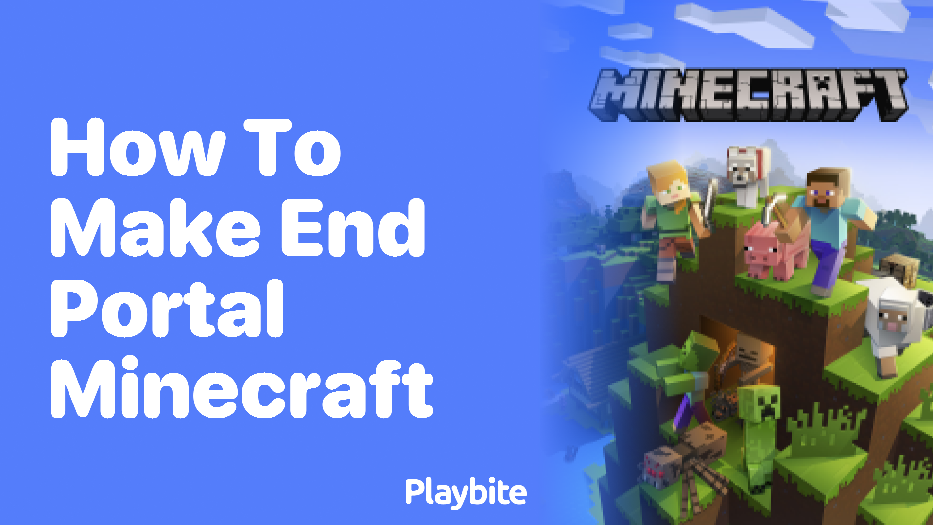 How to Make an End Portal in Minecraft - Playbite