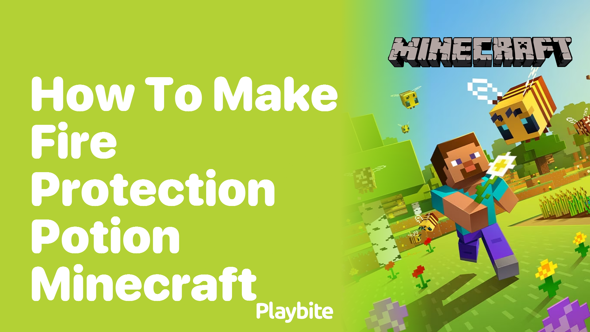 How to Make a Fire Protection Potion in Minecraft - Playbite