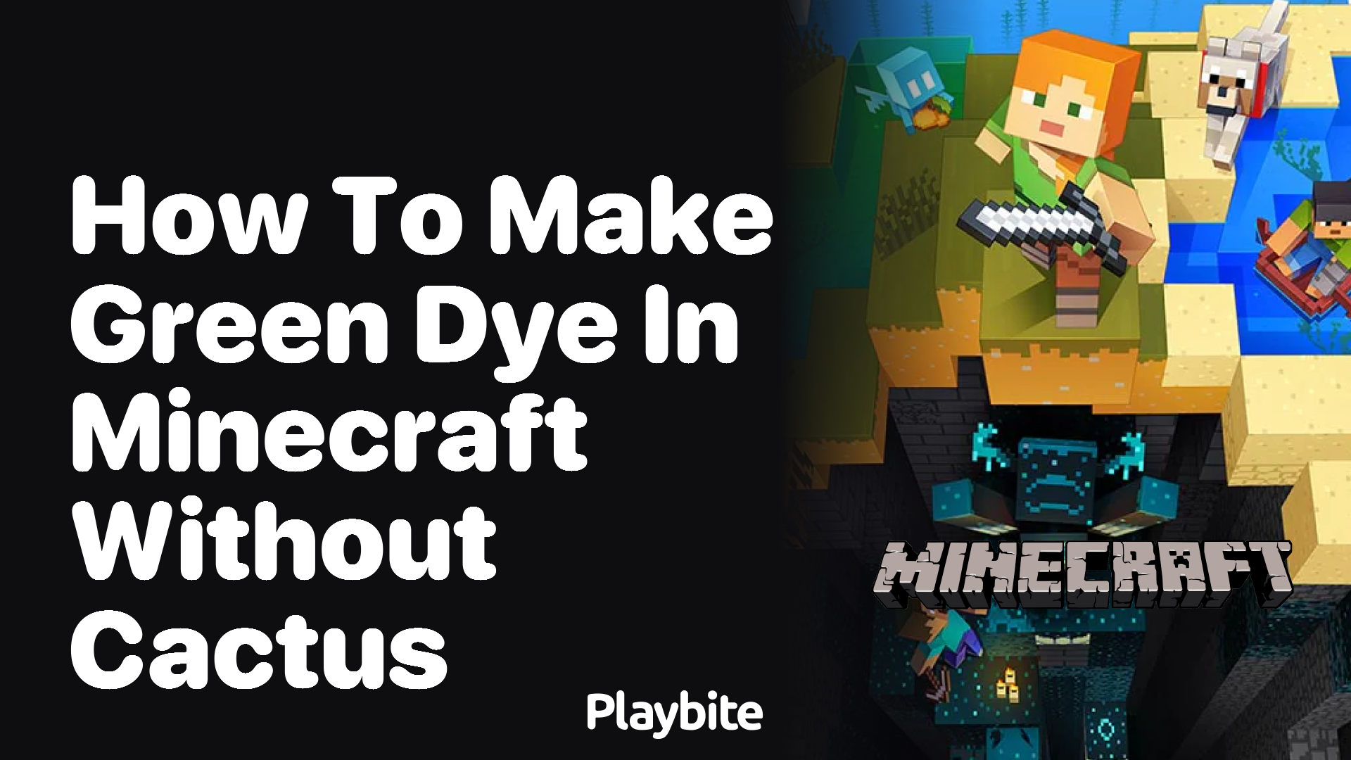 How to Make Green Dye in Minecraft Without Cactus - Playbite