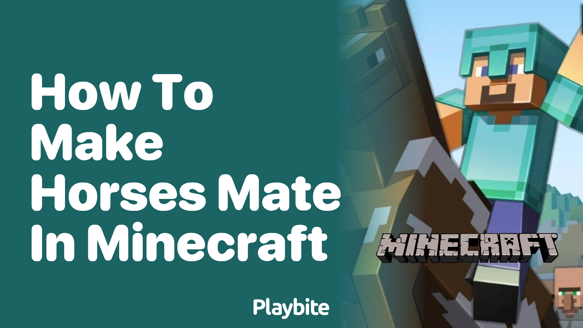 How to Make Horses Mate in Minecraft - Playbite